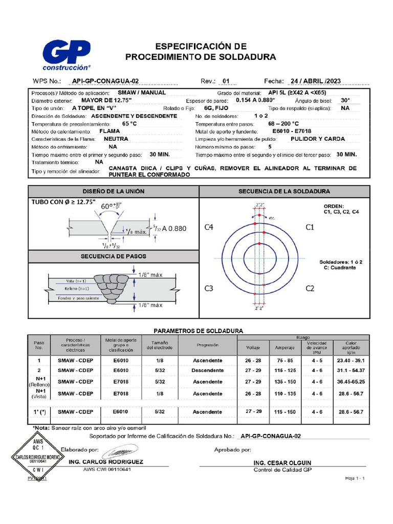 Wps-Api-Gp-Conagua-02 R1 - 1 | PDF