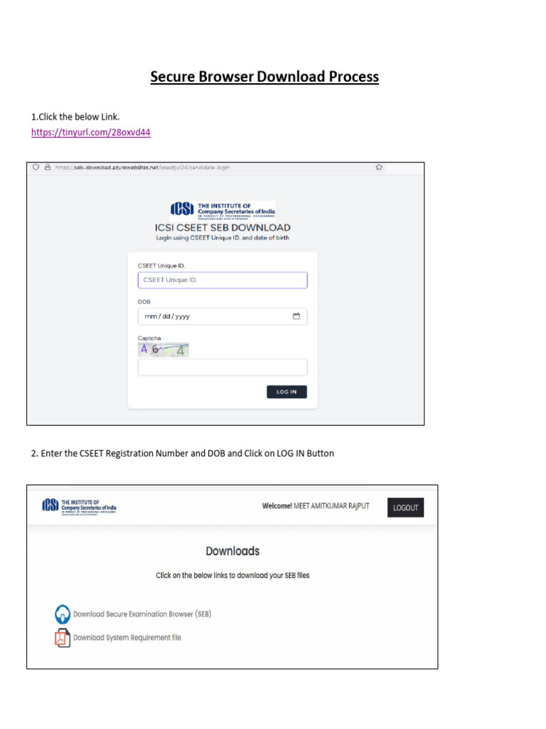 Secure Exam Browser Setup Guide | PDF