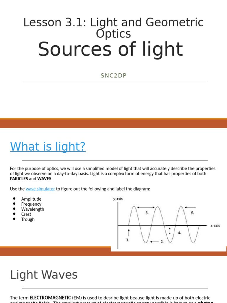 Incandescent Light and Visible Spectrum | PDF | Electromagnetic ...