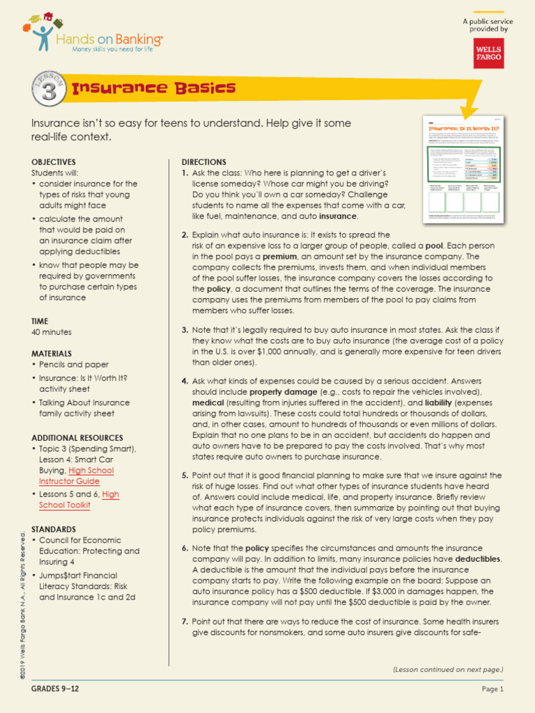 Understanding Auto Insurance Basics | PDF | Insurance | Vehicle Insurance