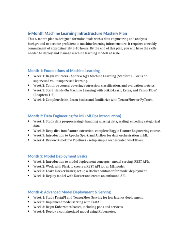 ML Infrastructure Mastery for Engineers | PDF | Machine Learning ...