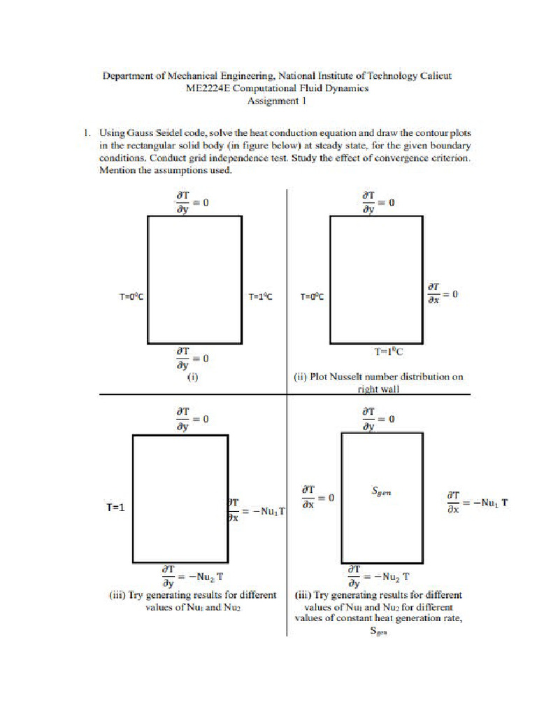 Computational Fluid Dynamics Report | PDF | Linear Algebra | Applied Mathematics