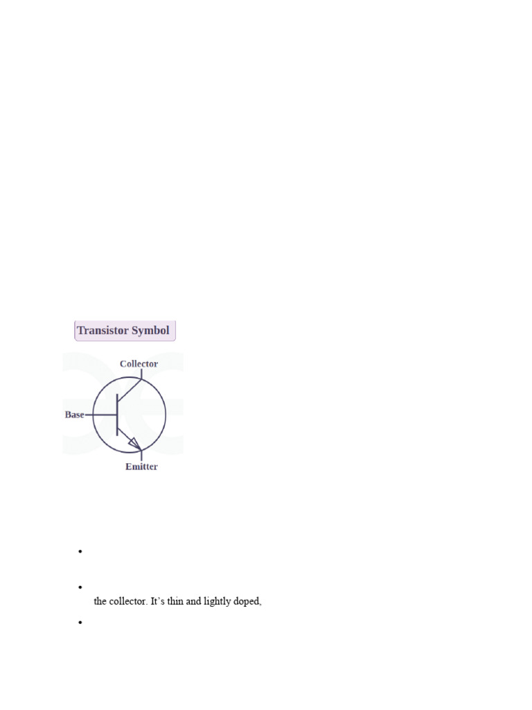 Types of Transistors | PDF | Field Effect Transistor | Bipolar Junction ...