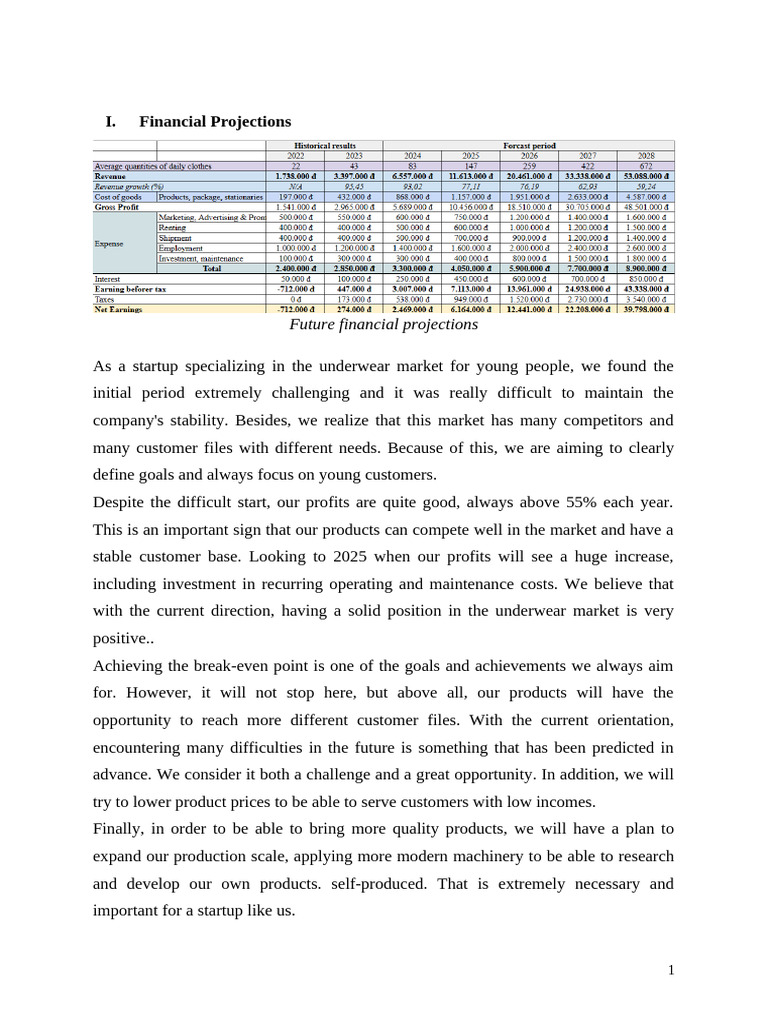 Financial-Projections | PDF | Mergers And Acquisitions | Financial ...