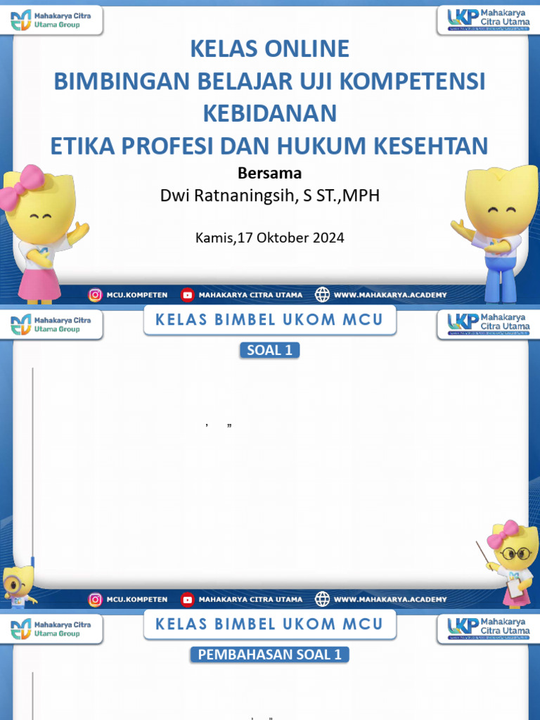 Bidan 161024 | PDF | Sains & Matematika