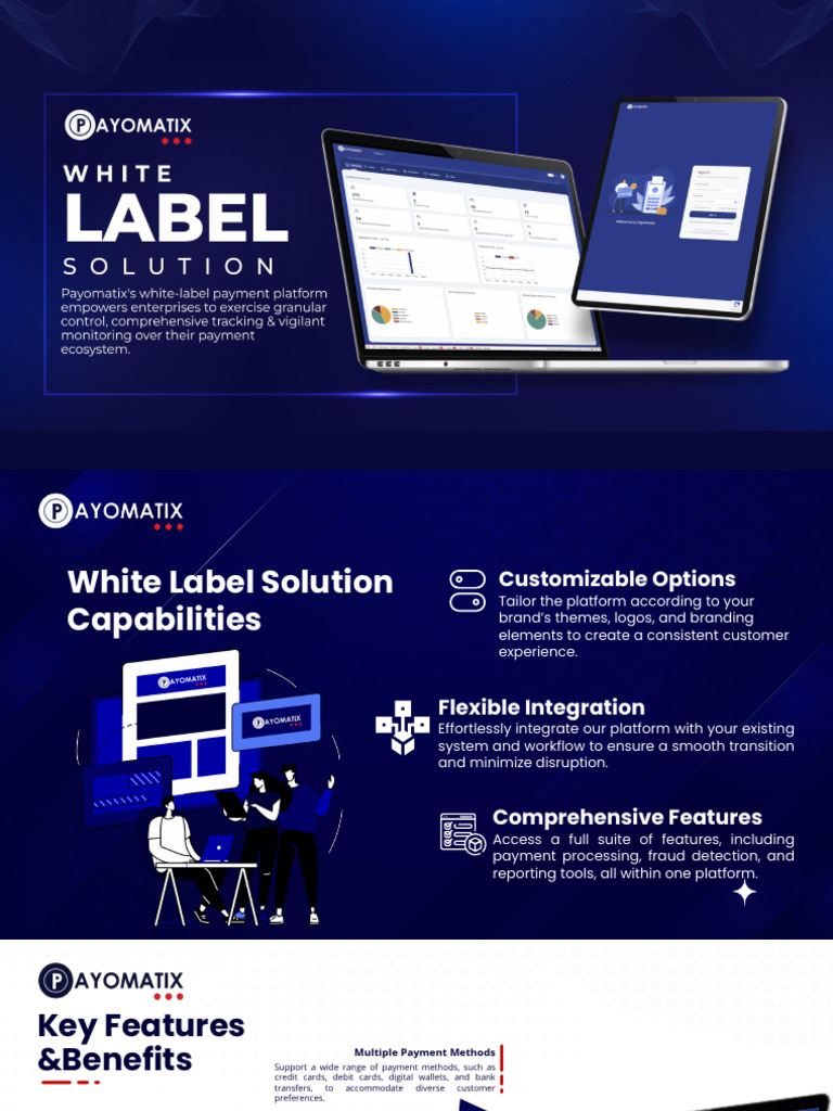Payomatix White Label Deck | PDF | Point Of Sale | Payments