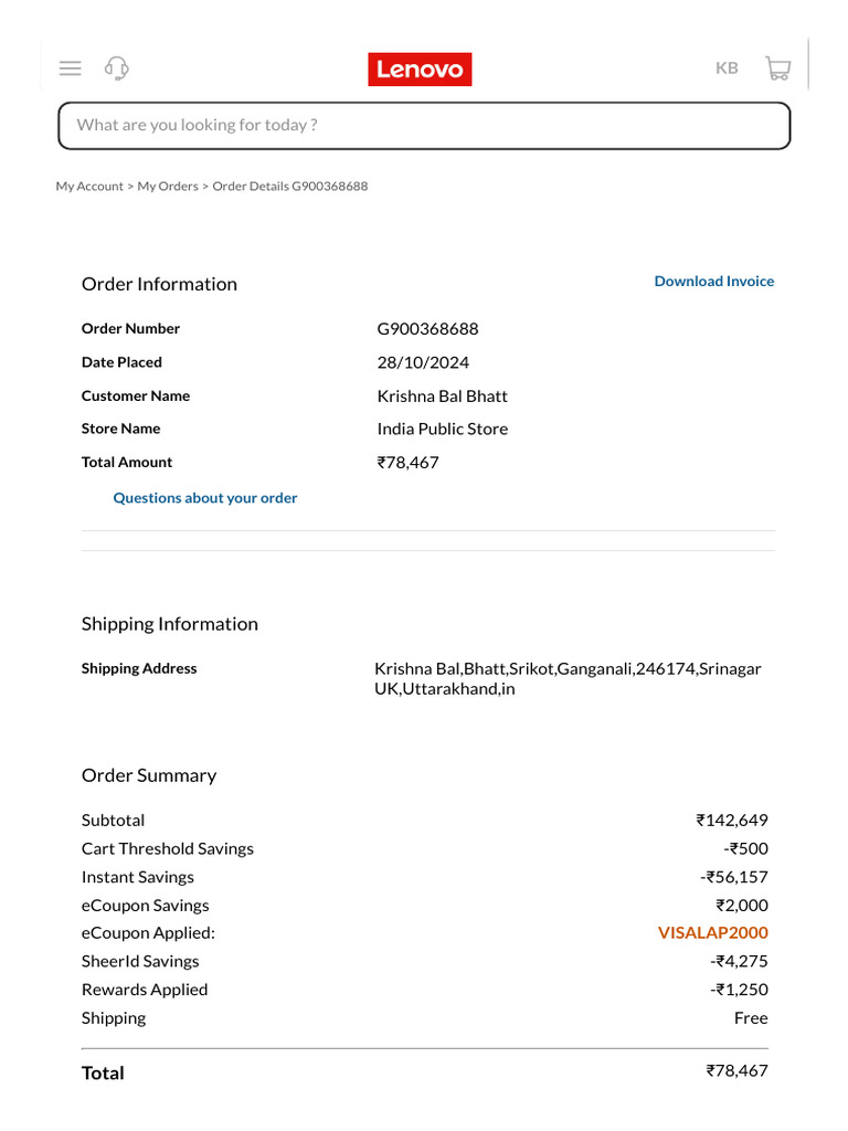 Detail _ Lenovo In | PDF | Personal Computing | Computing