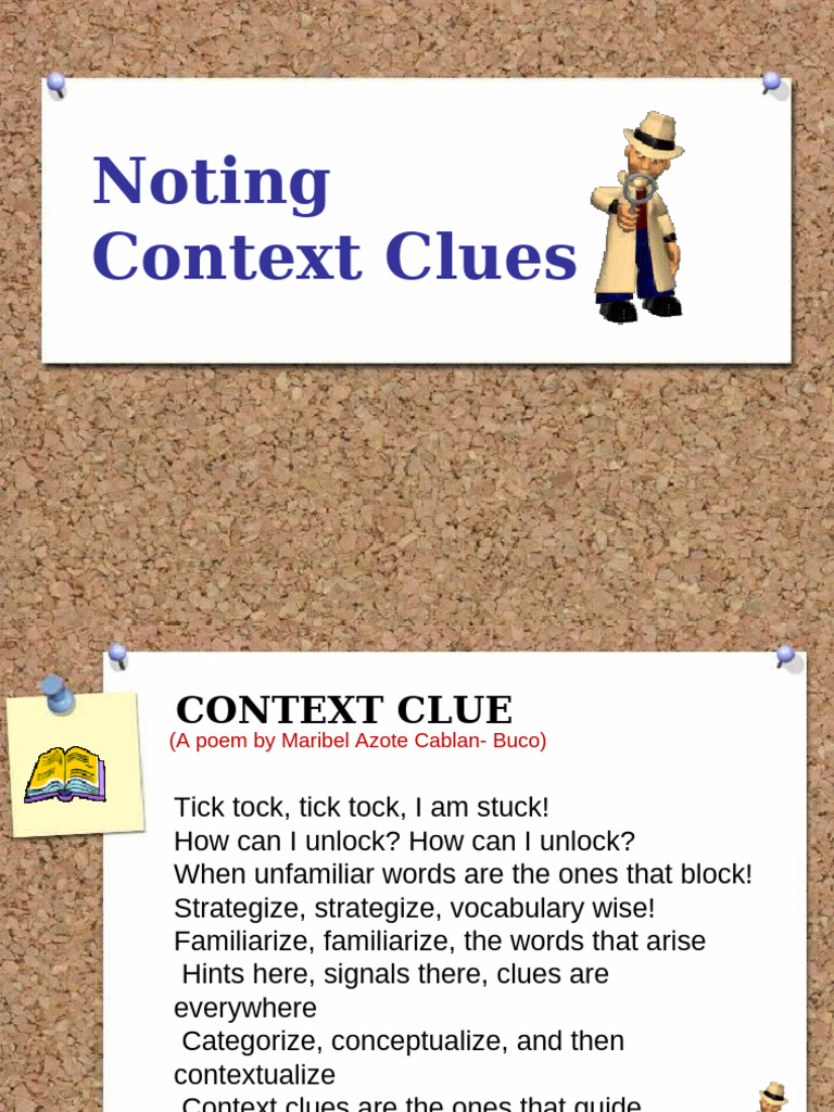 Week 1 Module 1 - Noting Context Clues | PDF