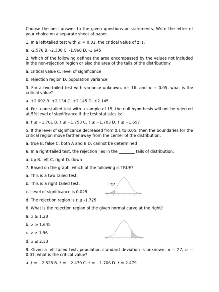 Module 5 | PDF | Statistical Significance | Probability And Statistics
