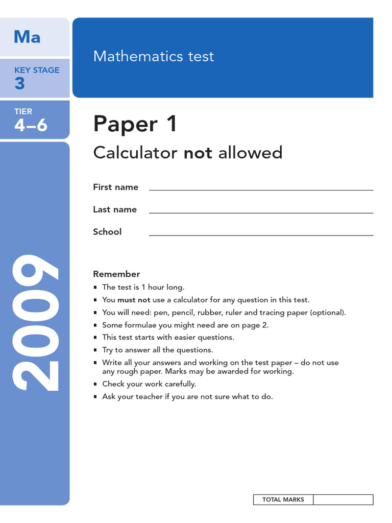 Maths Paper 2 | PDF | Area | Mathematics