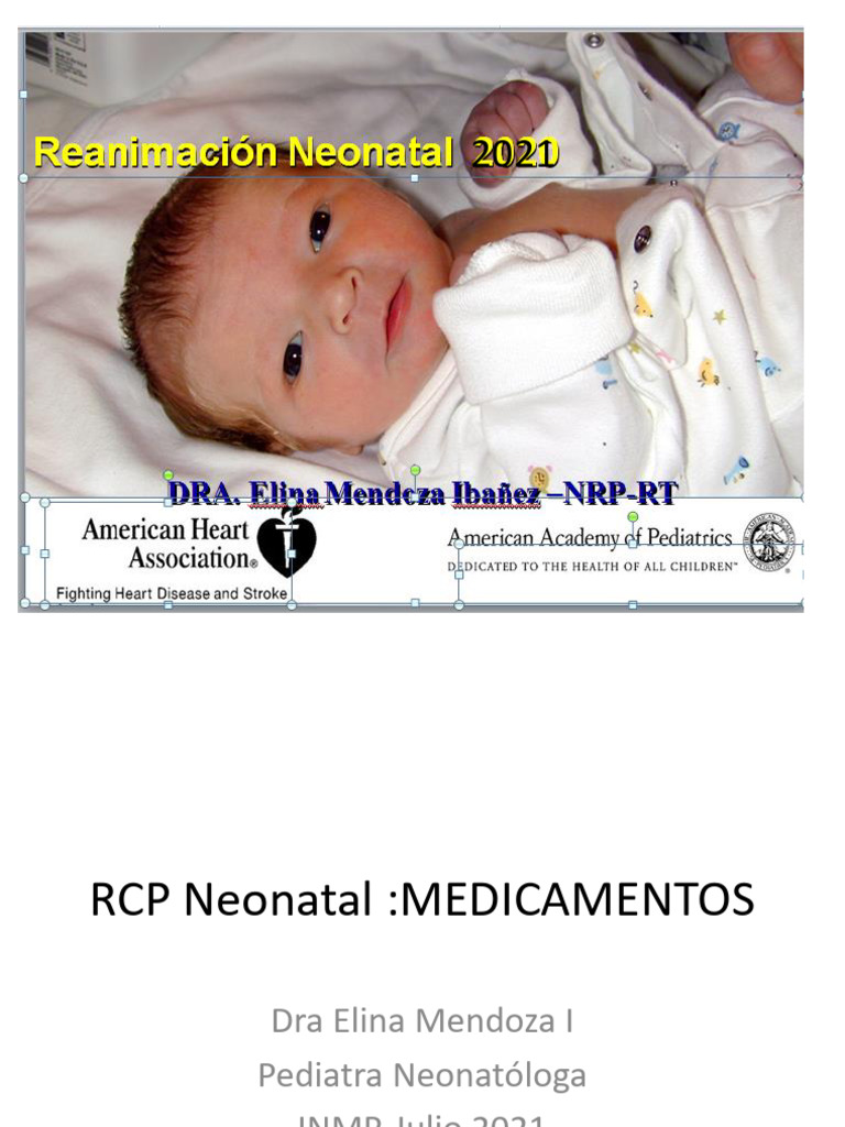 RCP Neonatal Medicamentos Julio 2021 | PDF | Reanimación cardiopulmonar ...