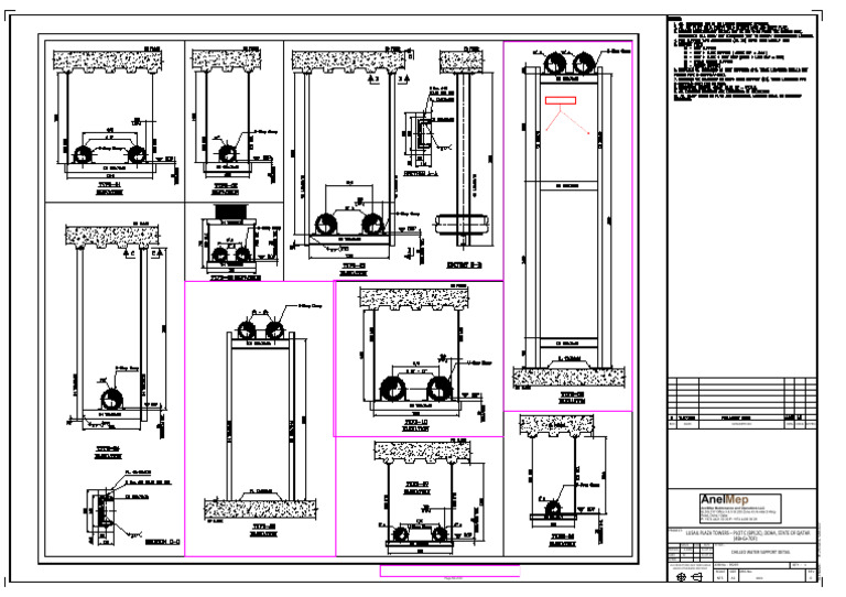 Support Details From Tower Pipe Support Report | PDF