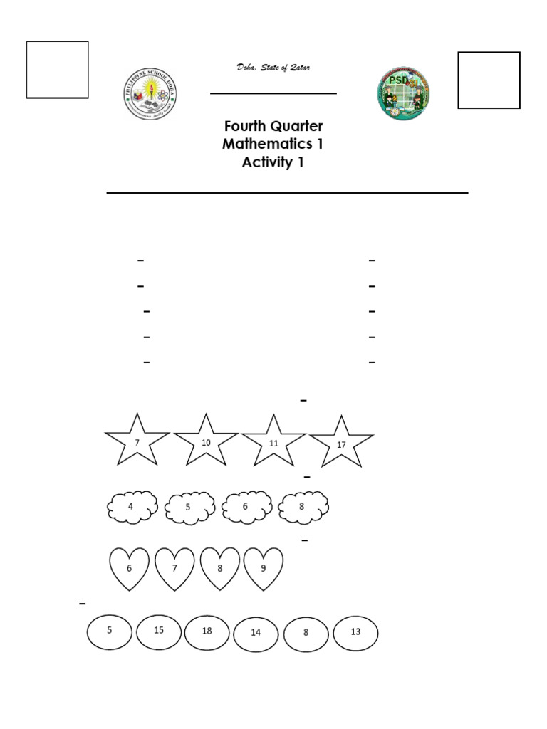 Mathematics Activity 1 | PDF