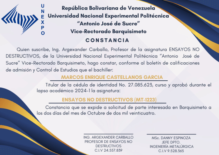 República Bolivariana de Venezuela Universidad Nacional Experimental Politécnica "Antonio José ...