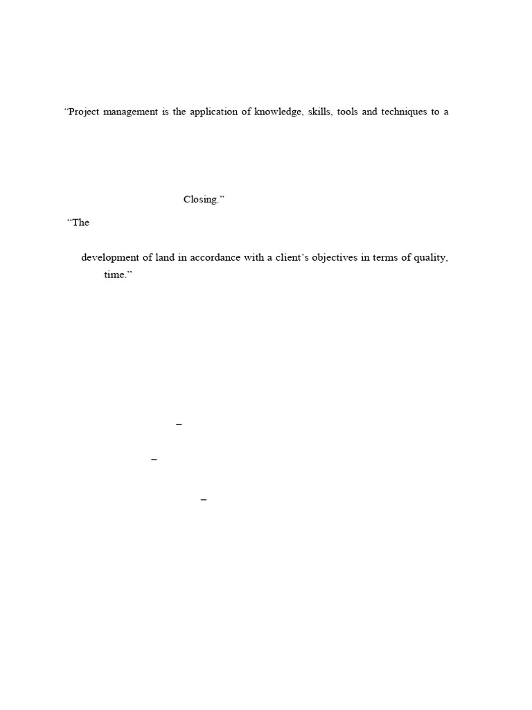 Project Management Unit I | PDF | Project Management | Business