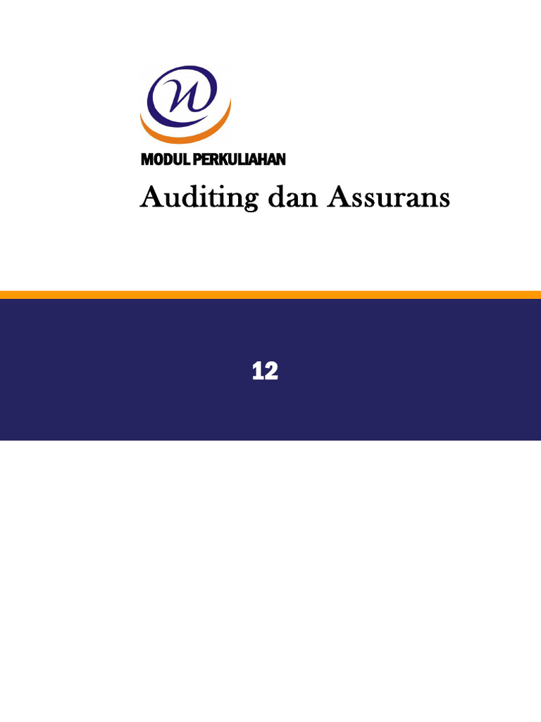 MODUL 12 Pengujian Pengujian Dalam Audit | PDF | Pengelolaan Keuangan & Uang | Teknologi & Rekayasa