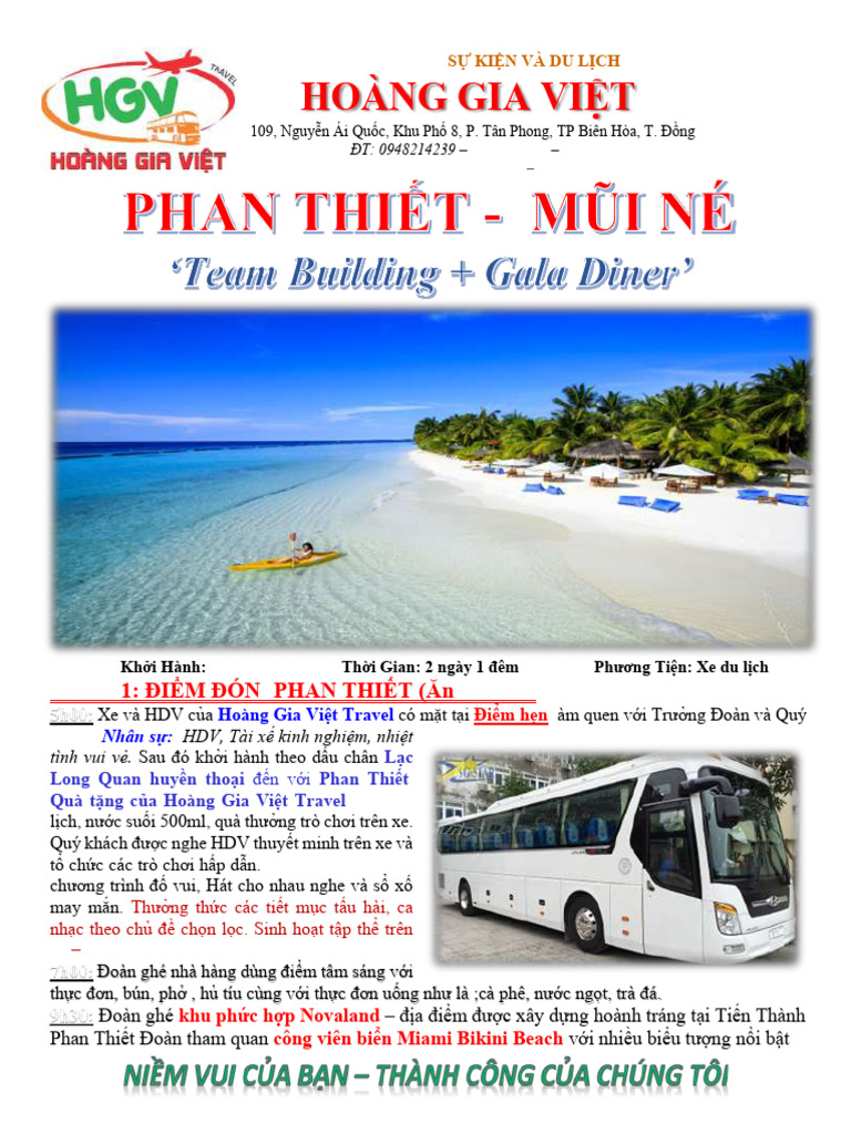 !PHAN THIẾT 2N1D-TEAMBUILDING + GALA | PDF