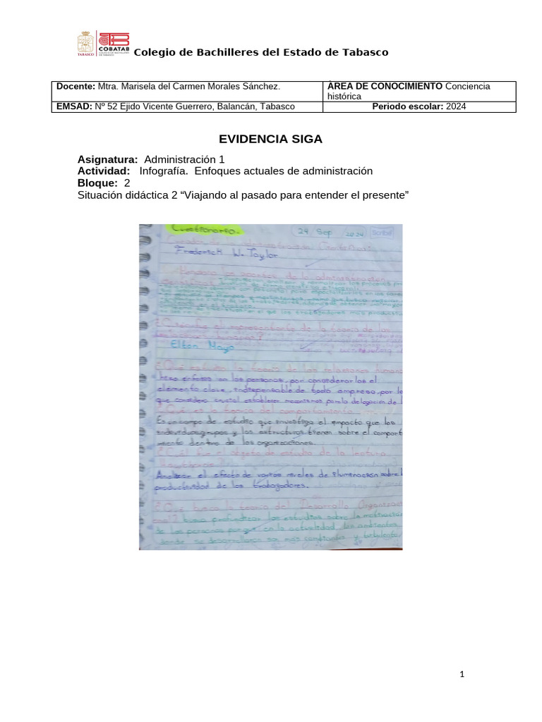 ADMON 1 - Infografia-Enfoques Actuales | PDF