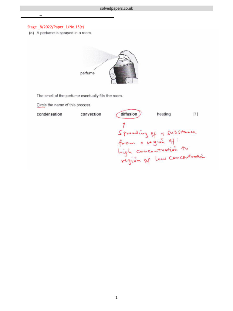2023 22 Diffusion Checkpoint - Sec - 1 Chemistry Progression Stage 8 ...