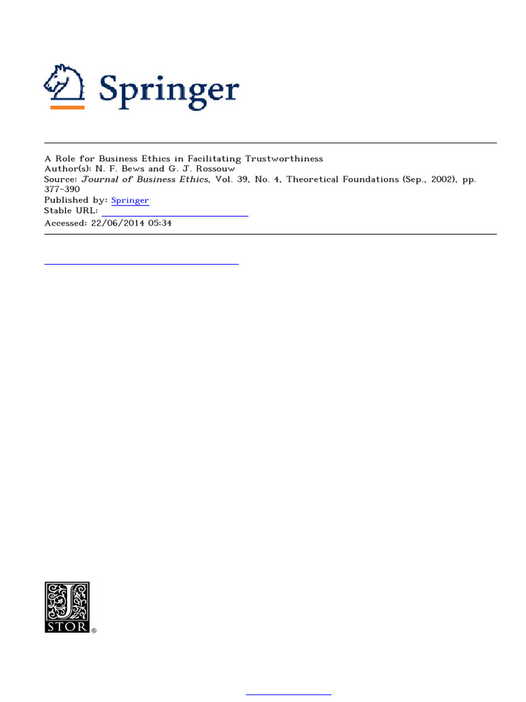 Springer: Springer Is Collaborating With JSTOR To Digitize, Preserve ...
