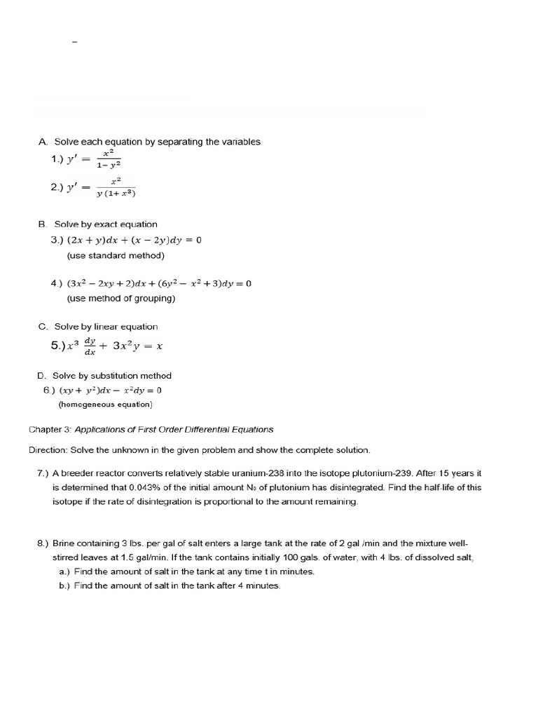 Problem Set 1 | PDF
