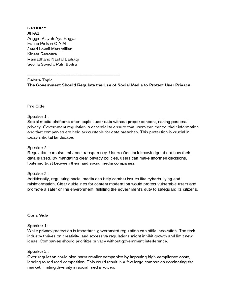 Draft Group 5 | PDF