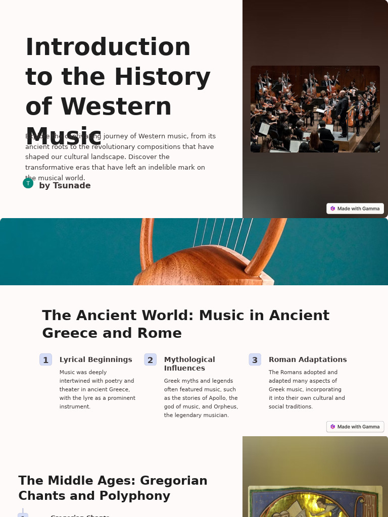 History of Western Music Overview | PDF | Classical Period (Music ...