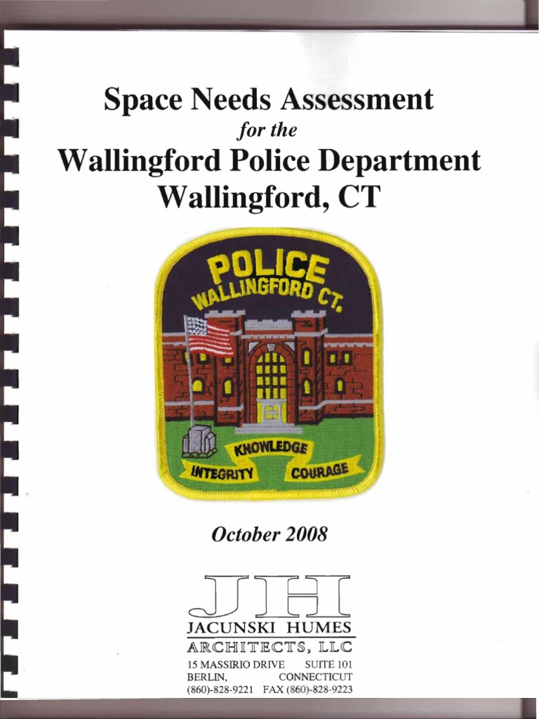 Space Needs Assessment Wallingford Police Department Wallingford, CT | PDF | Trailer (Vehicle ...