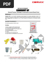 Method Statement Pressure Grouting | PDF | Home & Garden