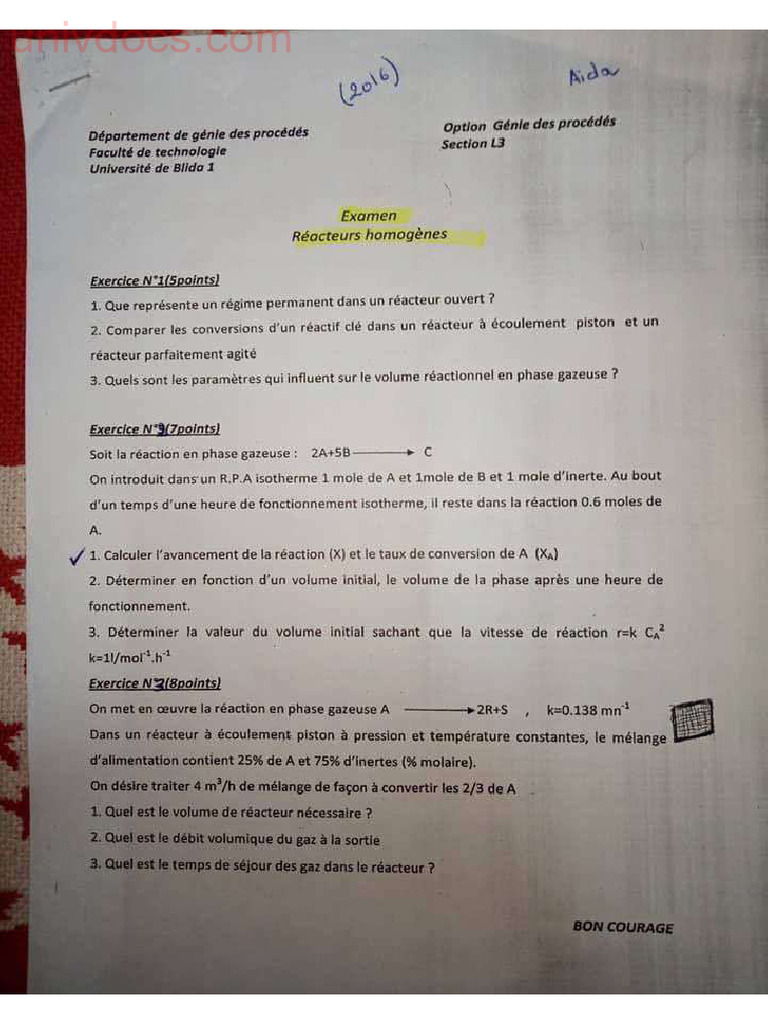 Exercice Corrigé React8 | PDF