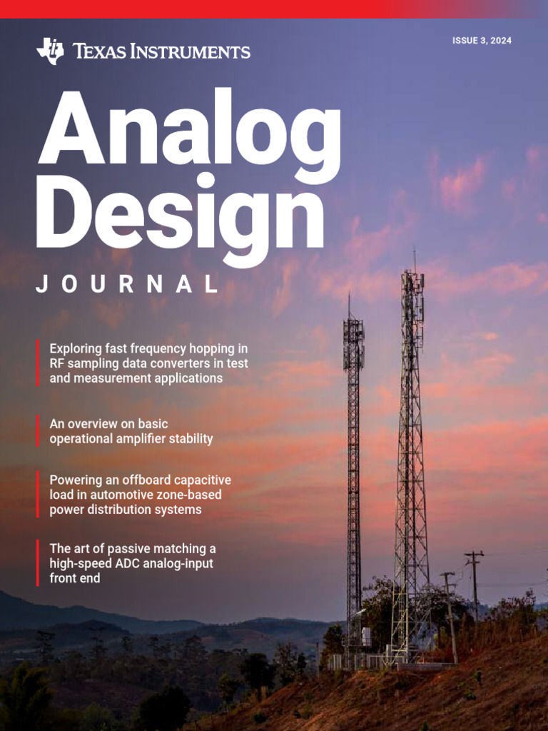 Analog Design Magazine 2024-3 | PDF | Amplifier | Analog To Digital ...