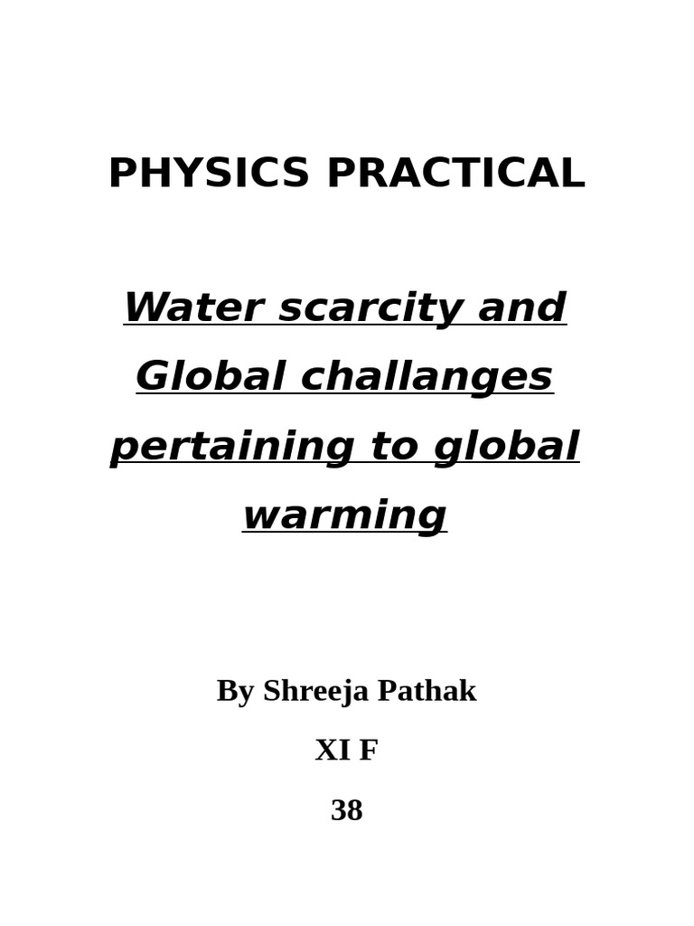 Typo | PDF | Water | Climate Change