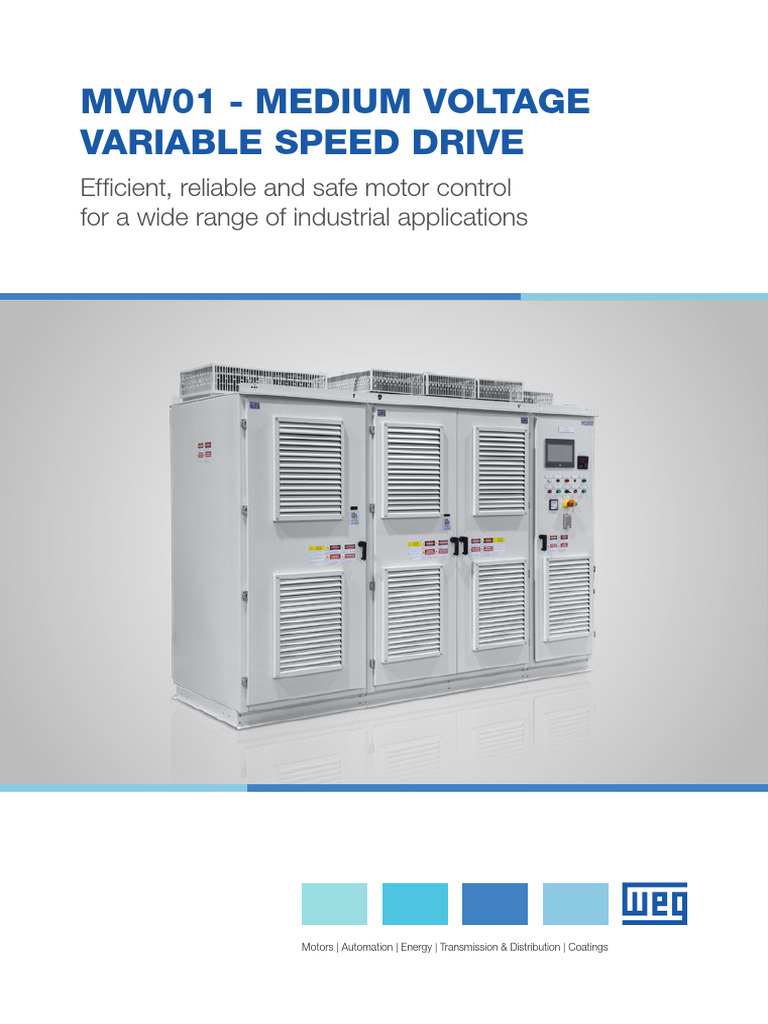 WEG MVW01 Medium Voltage Drive Overview | PDF | Power Inverter | Rectifier
