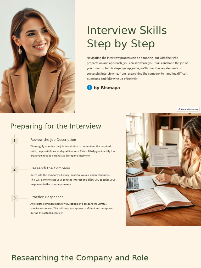 Mastering Interview Skills Guide | PDF | Human Communication | Cognition