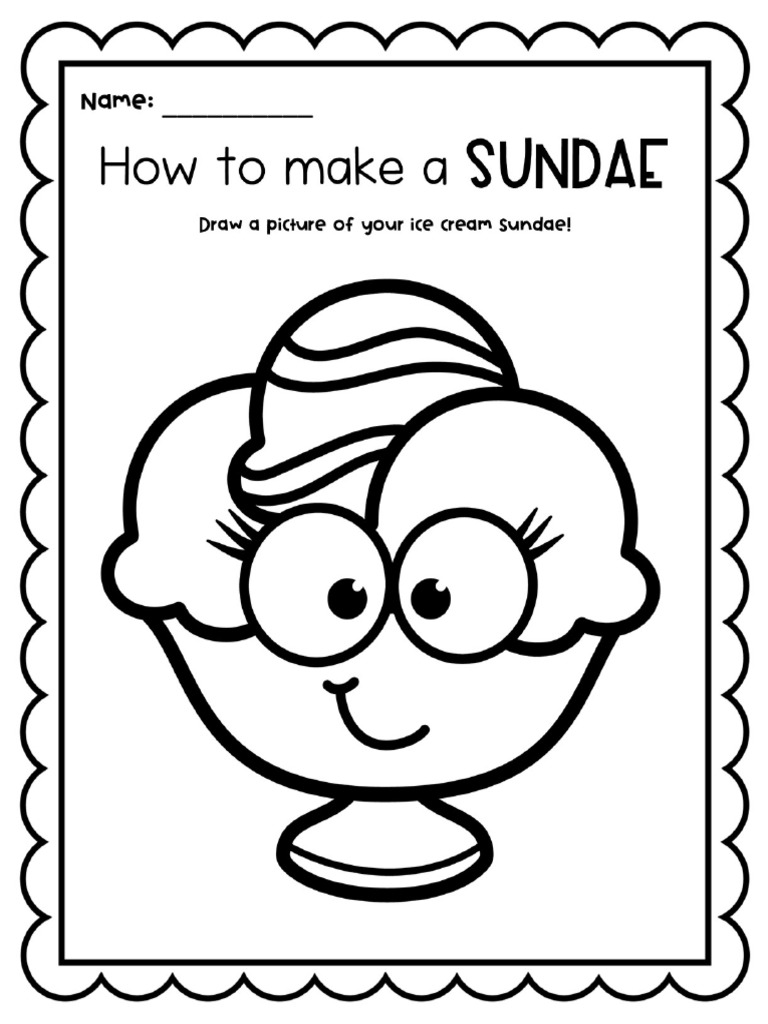 How-to-Make-a-Sundae-Writing-and-Craft-Freebie | PDF