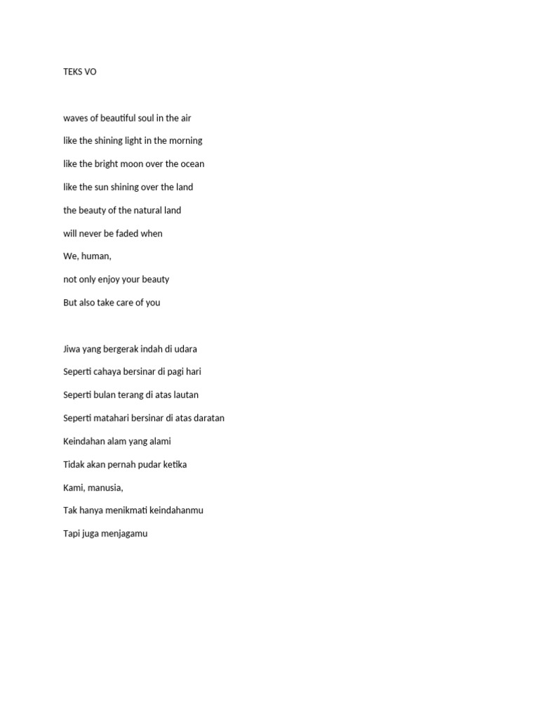 Teks Vo | PDF