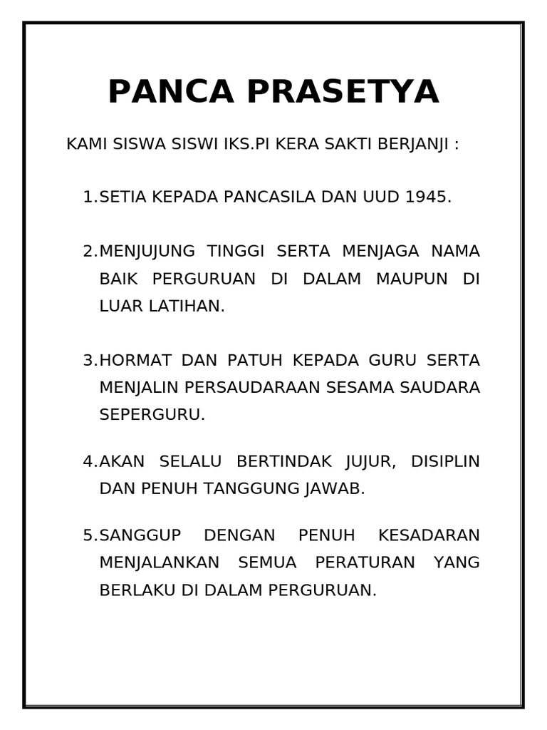 Panca Prasetya | PDF