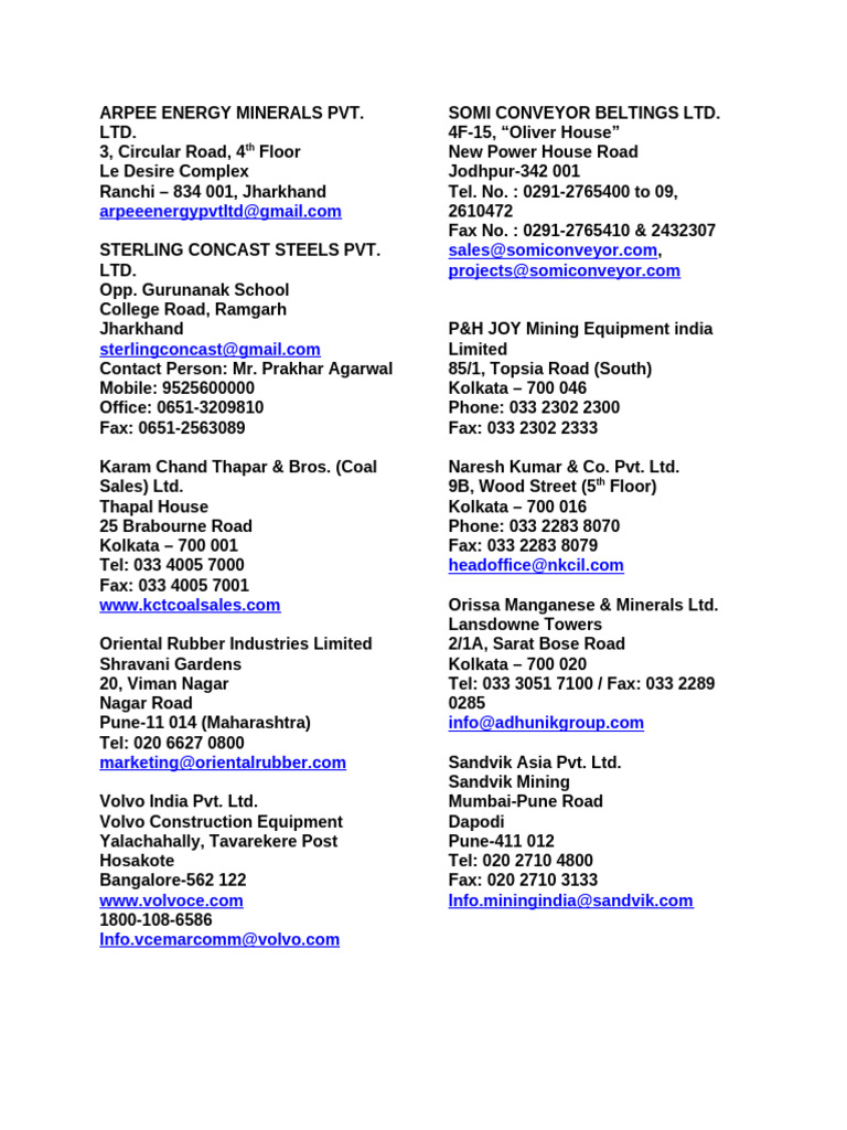 Address From Coal Insights - 16 June - 13 | PDF