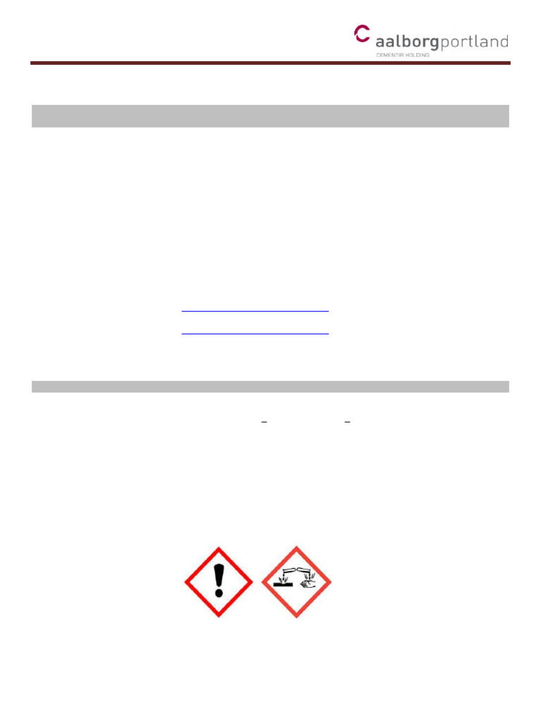 Sds For Portland Cement-Rev03 | PDF | Personal Protective Equipment ...