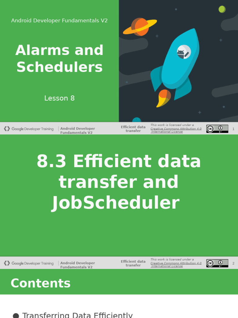 08.3 Efficient Data Transfer and JobScheduler | PDF | Android ...
