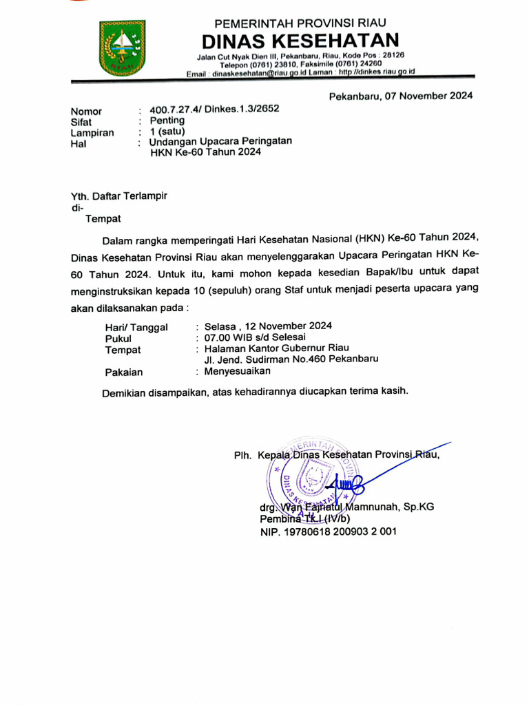 Und. HKN 2024 - Rumah Sakit | PDF
