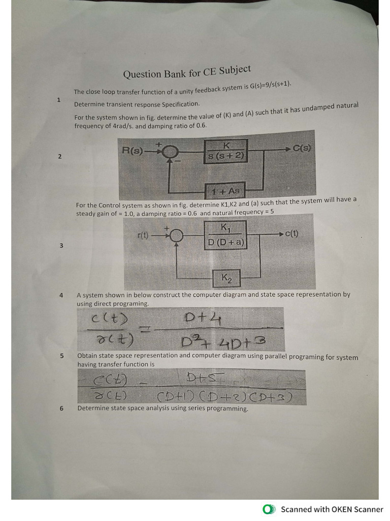 CE Question Bank CIE 2 | PDF