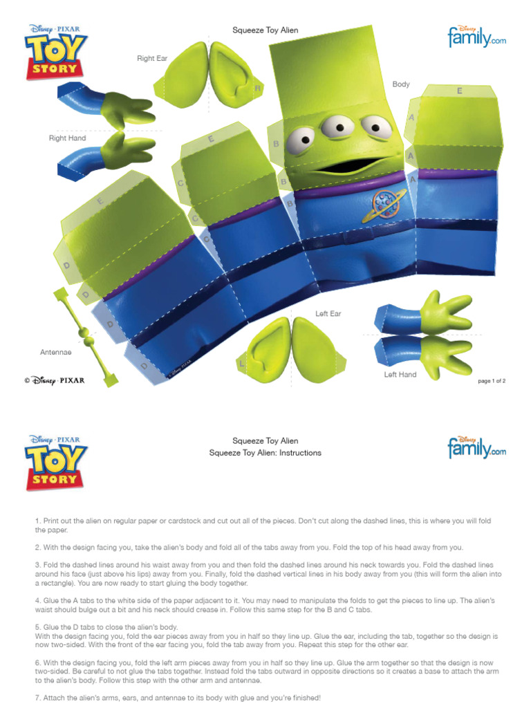 Alien 3D Papercraft | PDF