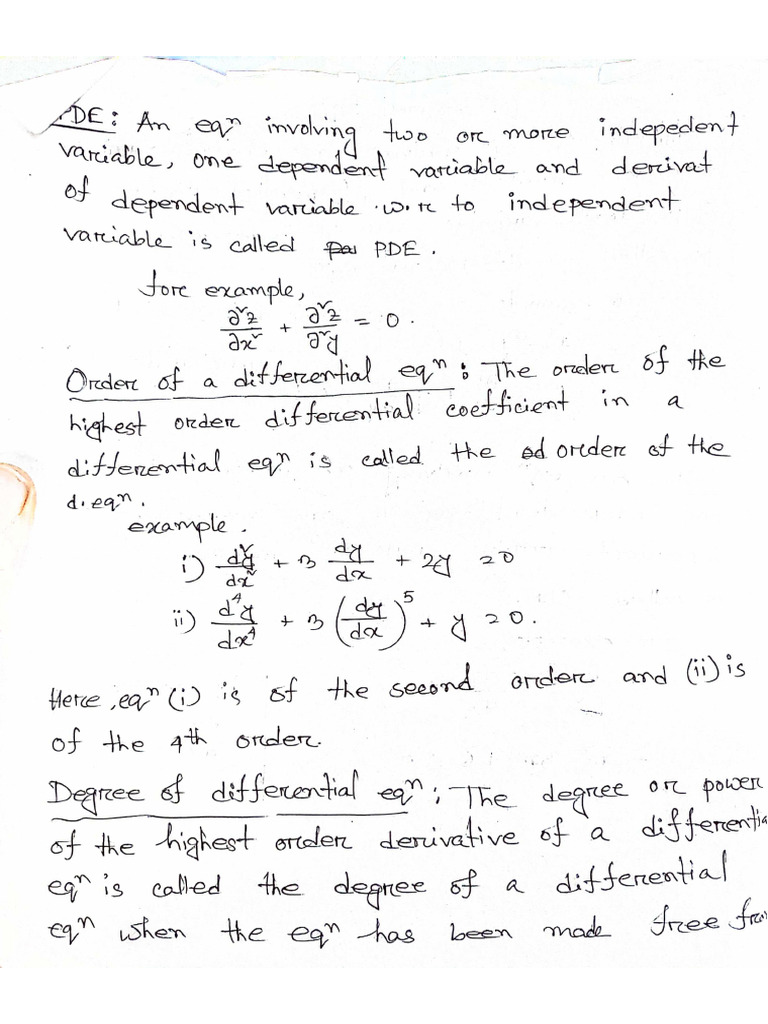 Differential Equation | PDF