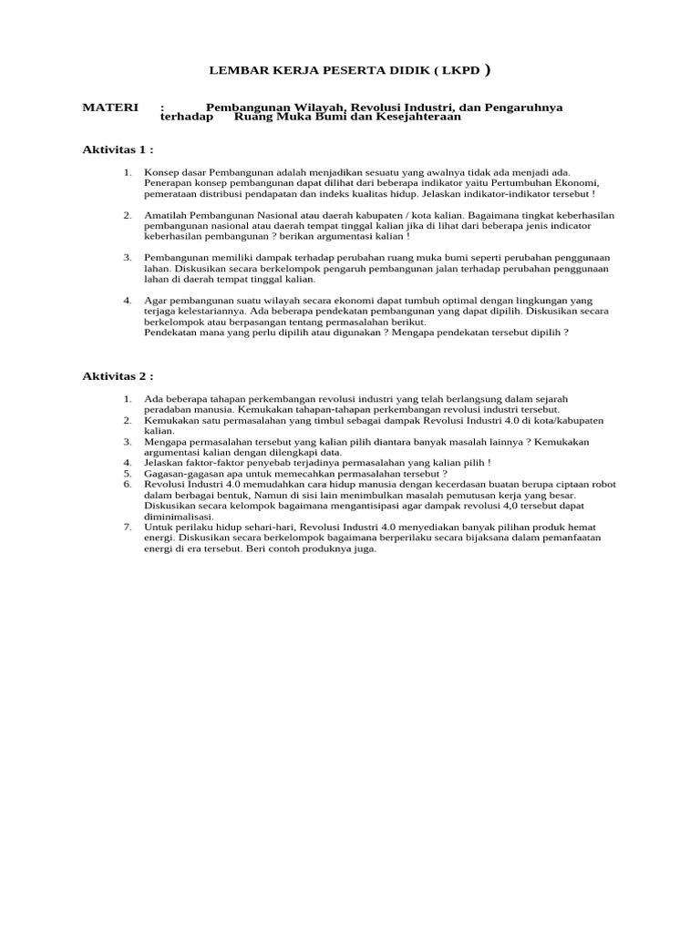 LKPD Bab 2 | PDF | Bisnis | Seni