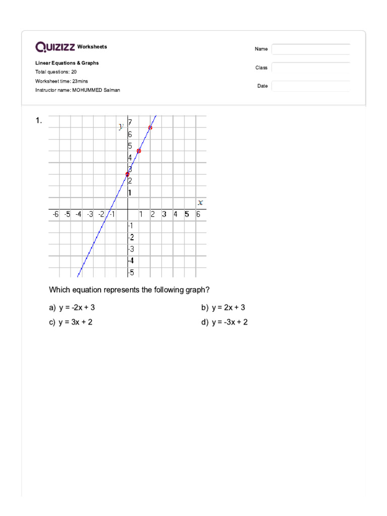 Math 8 CH Linear Graphs Key Pg00006 | PDF