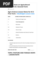 Agricultural Science For Secondary School Book 2 | PDF