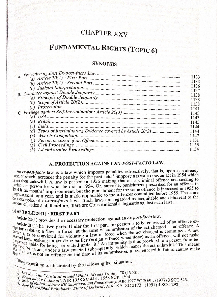 Article 20 - M P Jain | PDF