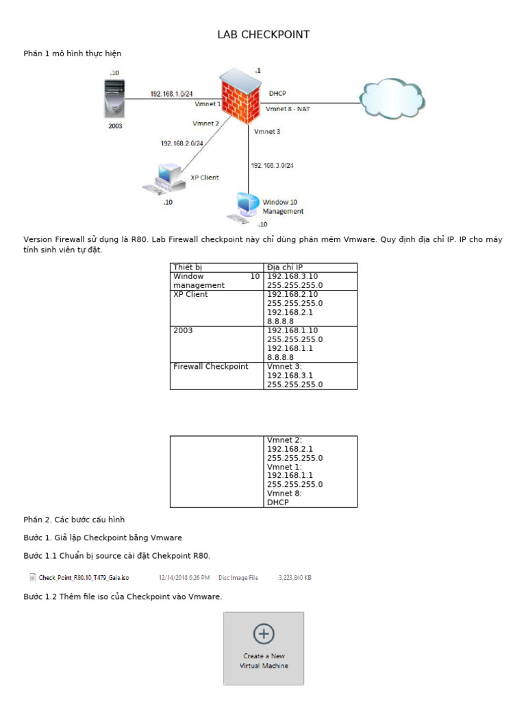 Lab Checkpoint Co Ban | PDF