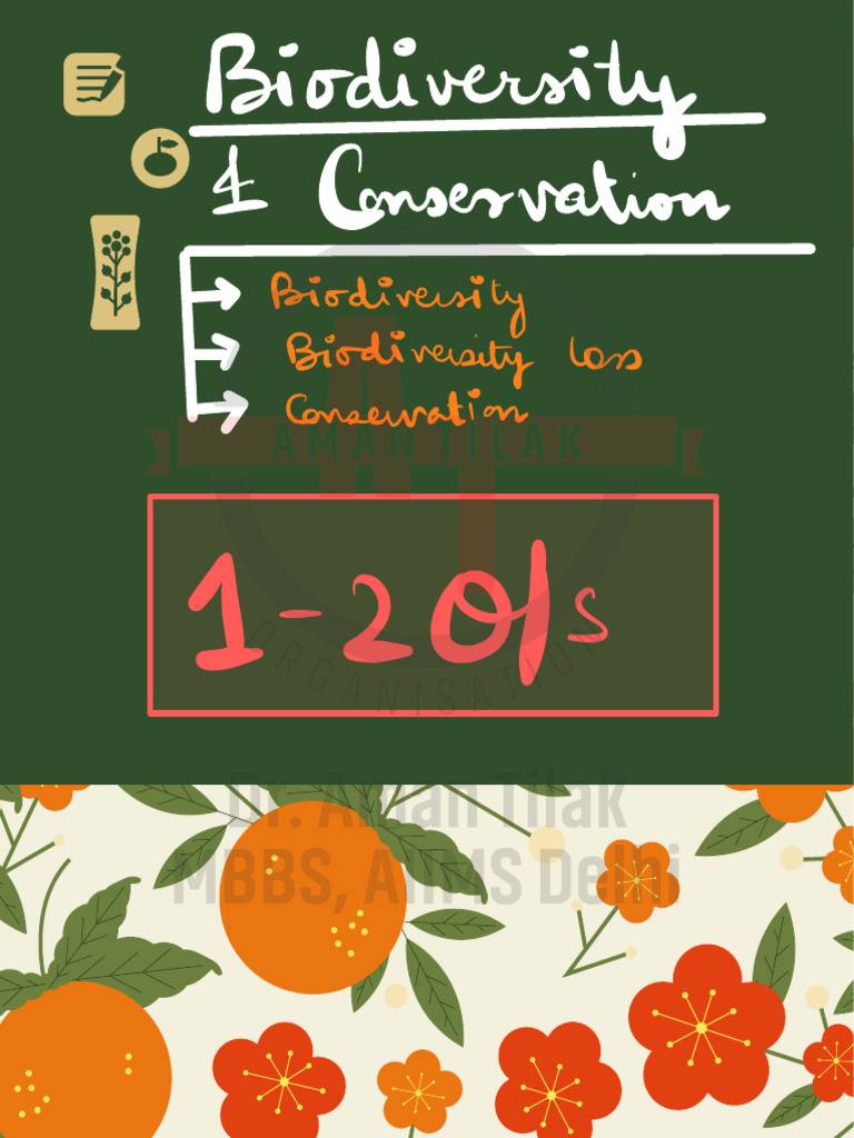 13.biodiversity - and Conservation | PDF | Biodiversity | Conservation ...
